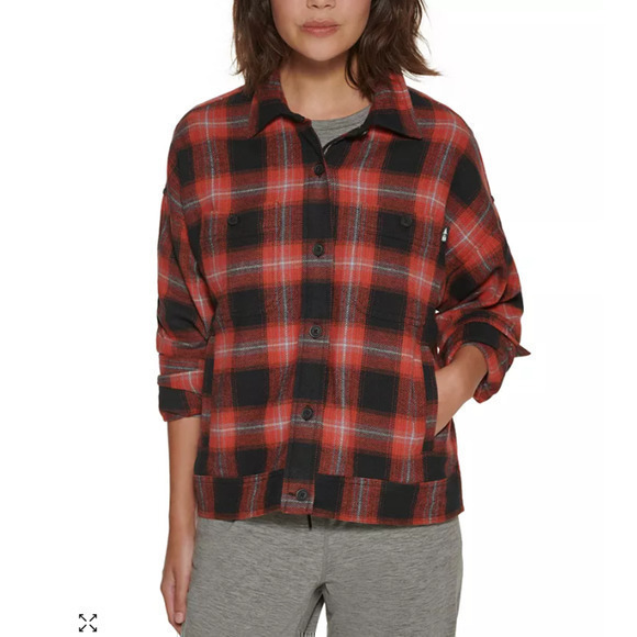 Bass | Jackets & Coats | Bass Outdoor Womens Encore Plaid Cropped Field ...